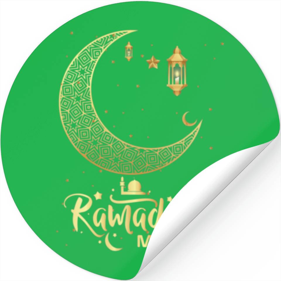 Ramadan Mubarak 2022 Islamic Arabic Calligraphy Ho Stickers Designed ...
