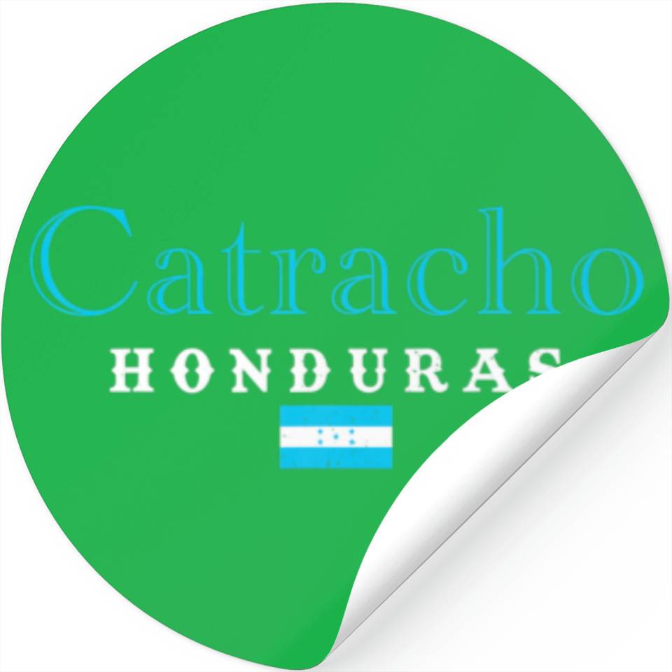 Honduras Flag Catracho Pride Hondureño Banderas Ro Stickers Designed ...