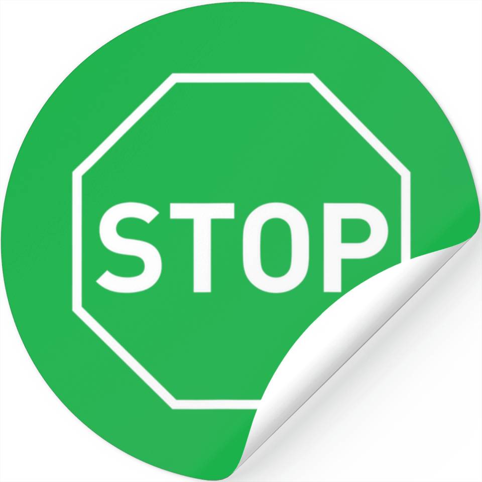 Stop Sign Costume Stop Sign Halloween Costume Stickers Designed & Sold ...