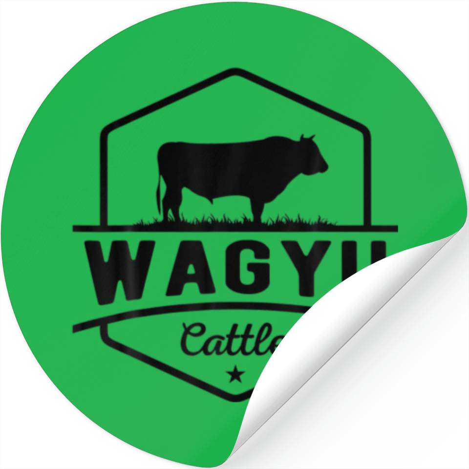 Cow Farmer - Wagyu Cattle Stickers Designed & Sold By Wide Pituitary
