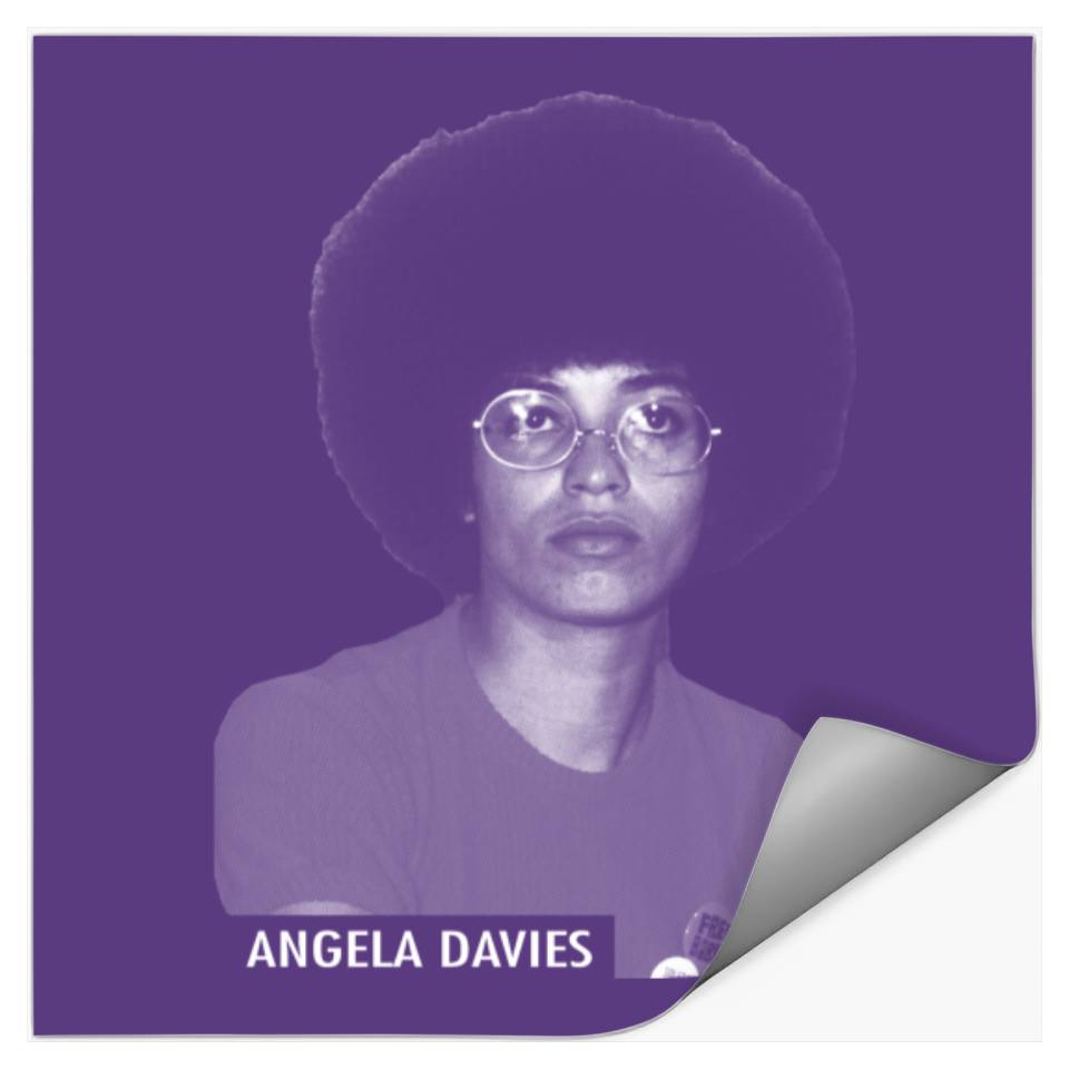 Angela Davis - Angela Davis - Stickers Designed & Sold By Guilherme Marques