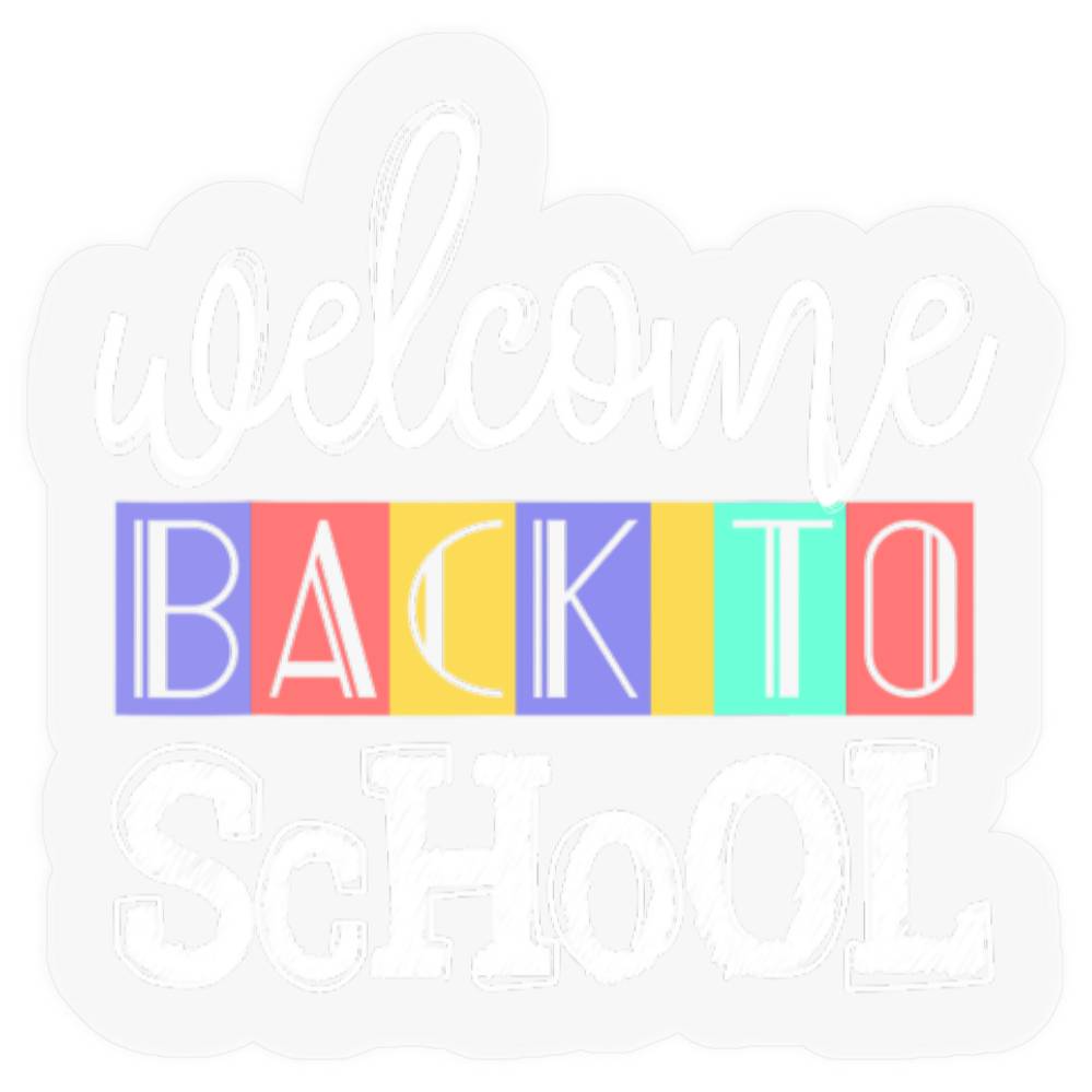 Welcome Back To School First Day Of School Stickers Designed & Sold By ...