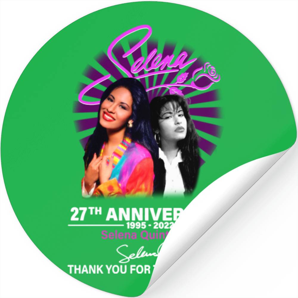 Selena Quintanilla 27th Anniversary 1995-2022 Signature Stickers ...