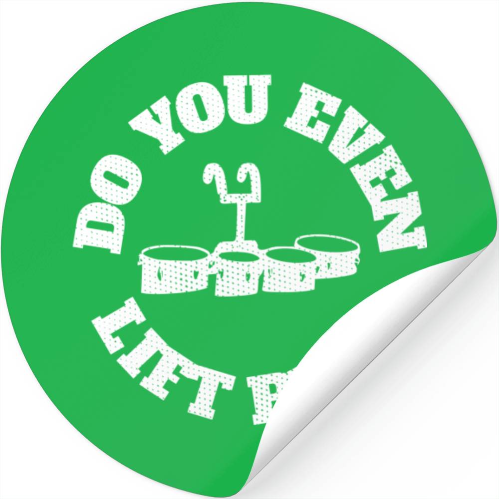 School Marching Band Tenor Drums Funny Drummer Stickers School Marching Band Tenor Drums Funny Drummer Stickers