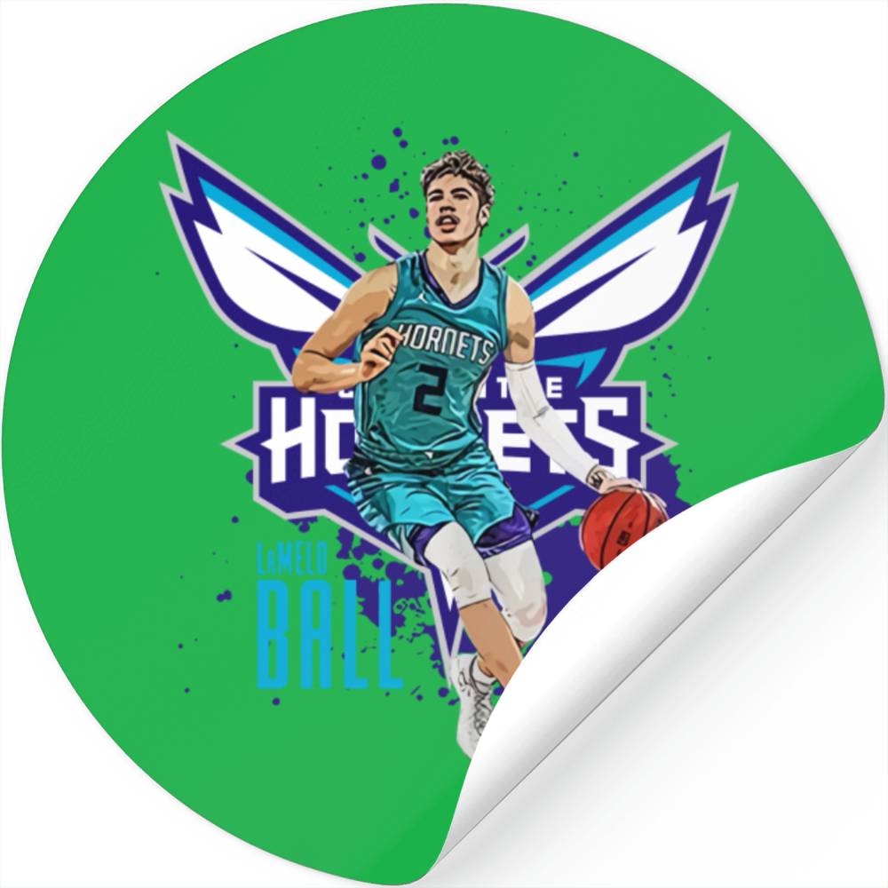 LaMelo Ball Charlotte Hornets Stickers, LaMelo Ball Sticker Fan Gifts ...