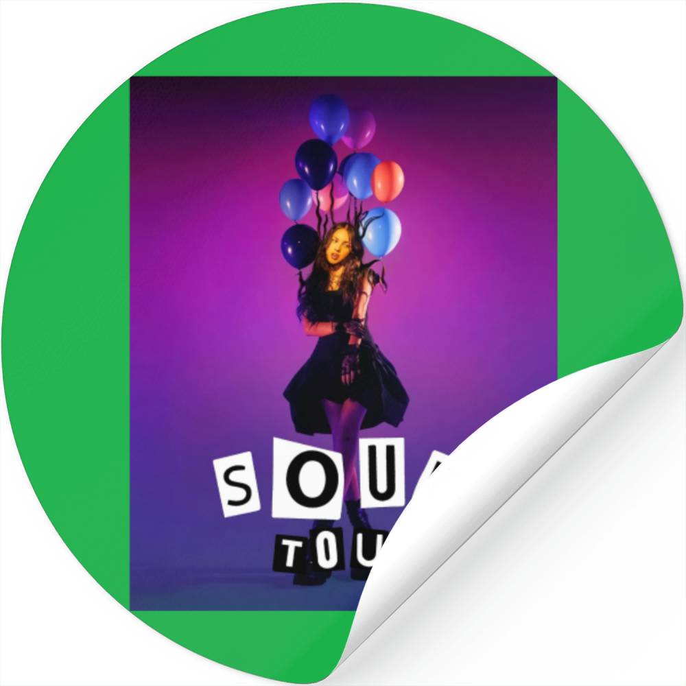 Olivia Rodrigo Sour Tour 2022 Stickers