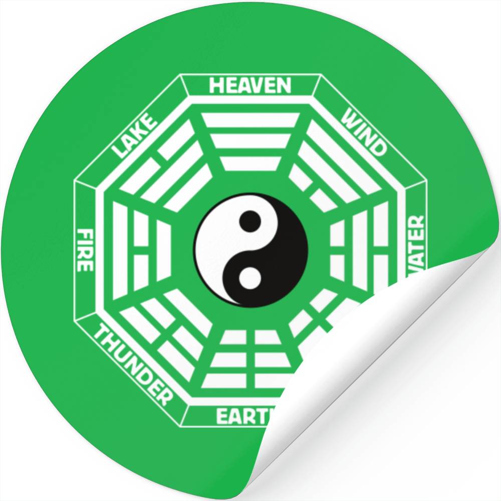 Tao Symbol Sticker Tai Chi Bagua Fuxi Yin Yang Tao Unisex