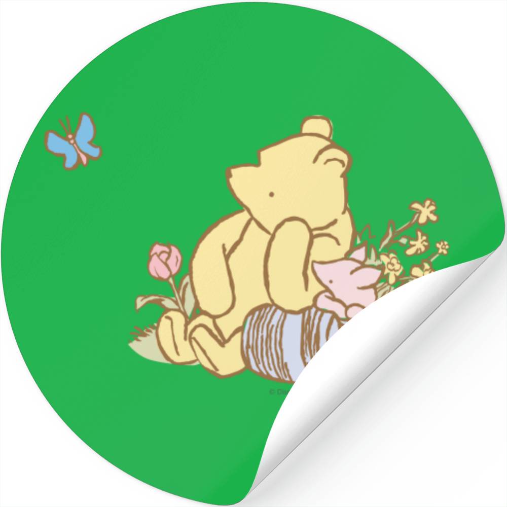 Classic Winnie The Pooh And Piglet 1 Stickers