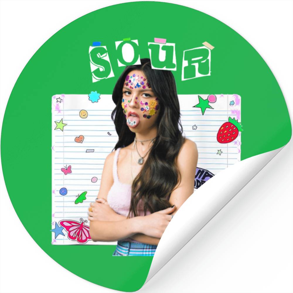 Olivia Rodrigo Sour Tour 2022 Stickers