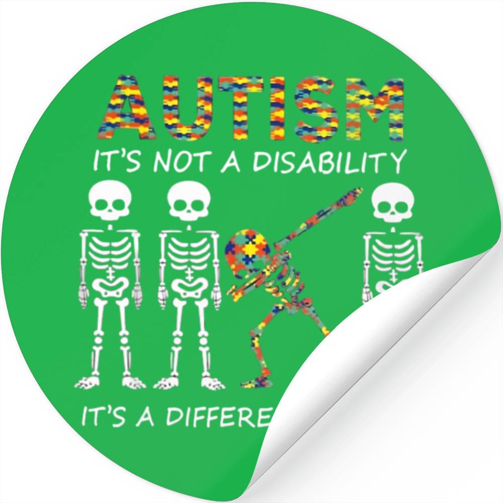Autism It's Not A Disability Stickers
