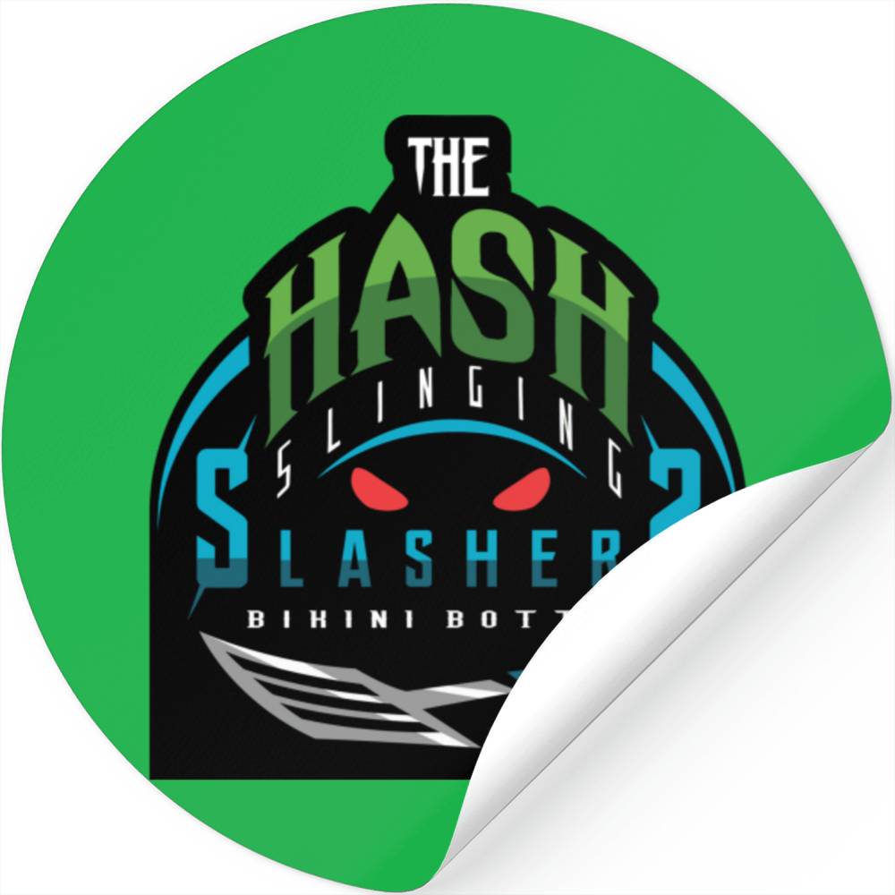 The Hash Slinging Slashers/Sports Logo - Hash Slinging Slasher - Stickers