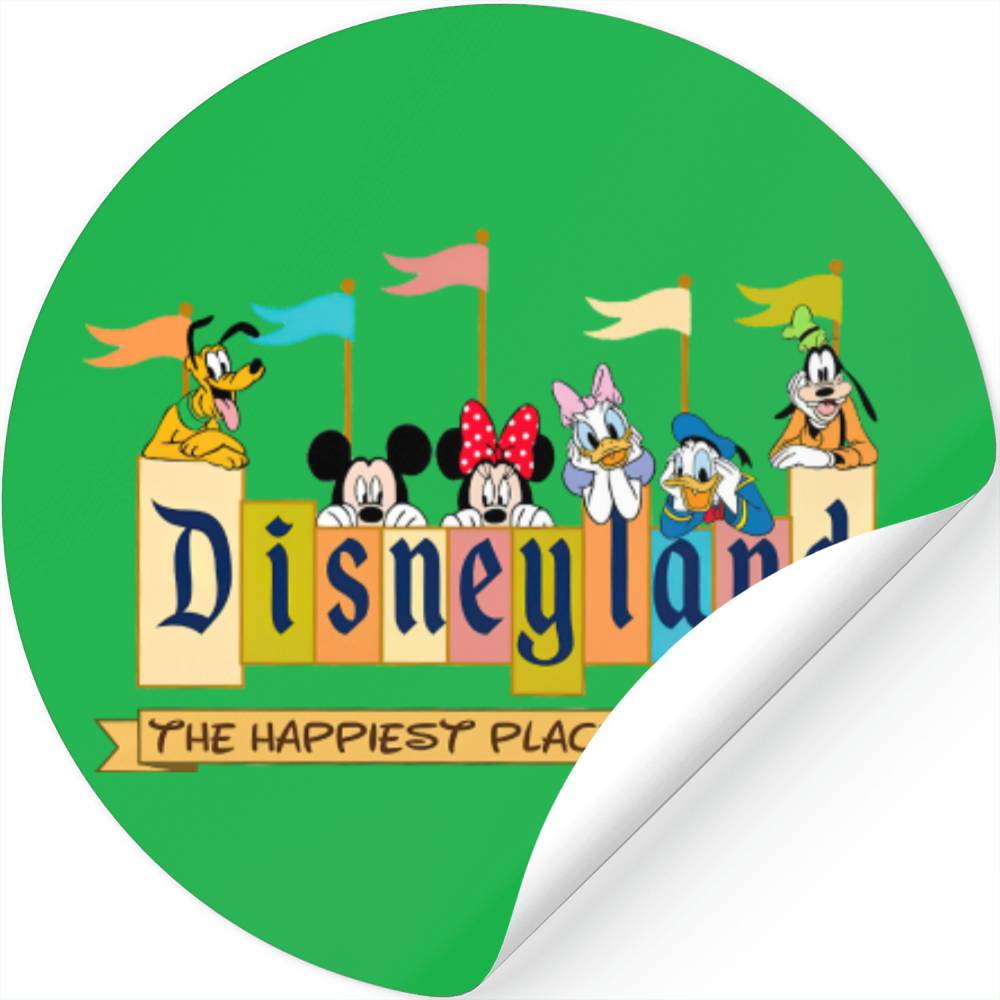 Vintage Disneyland Stickers, Retro Disney Stickers, Disney Family ...