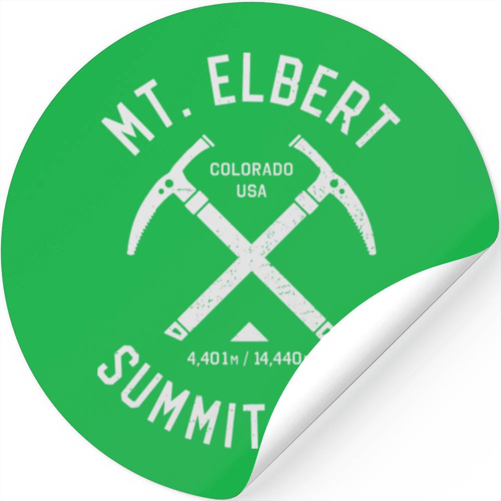 Mount Elbert Summit Club I Climbed Mt Elbert Usa Stickers