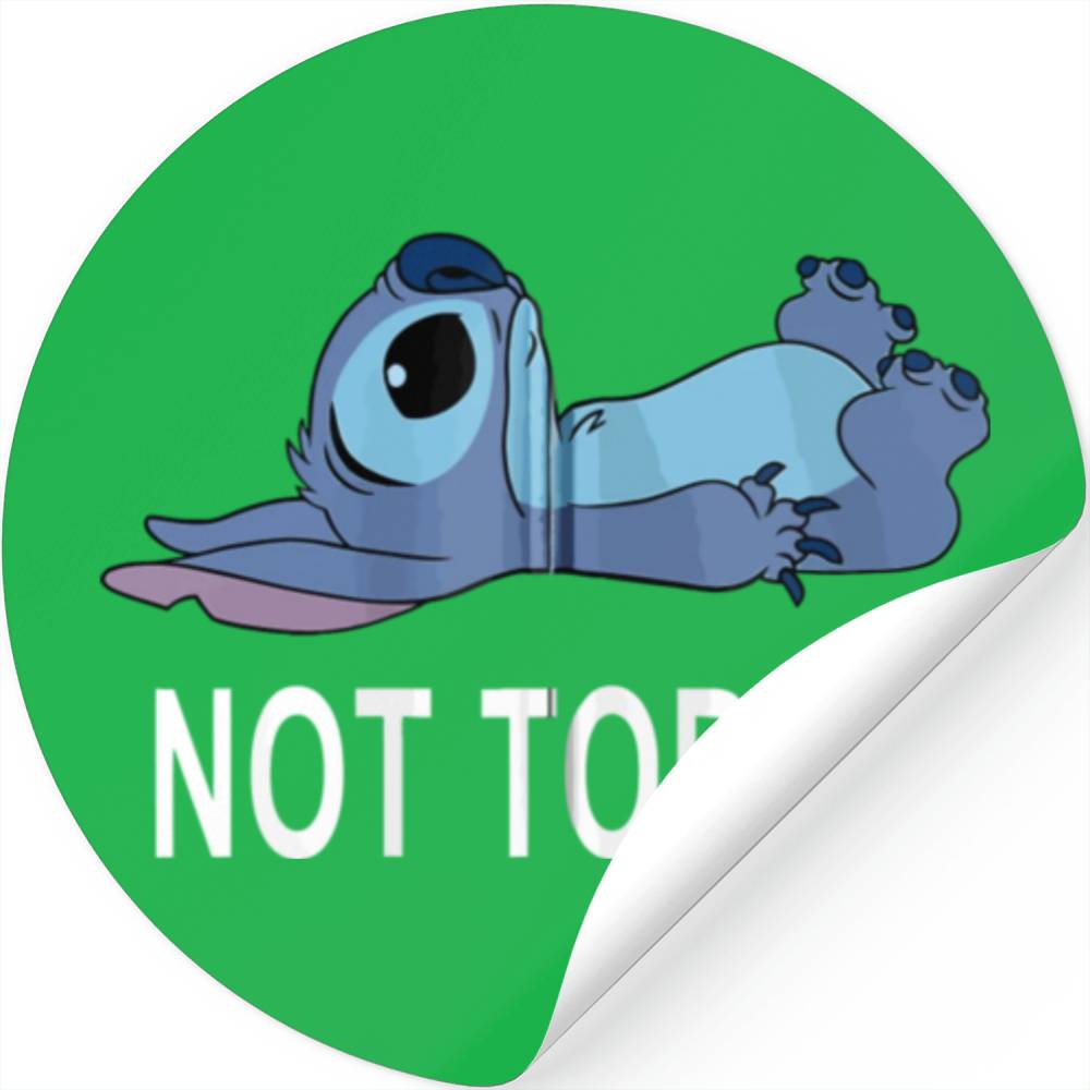 Disney Lilo & Stitch Not Today Stitch Zip Stickers