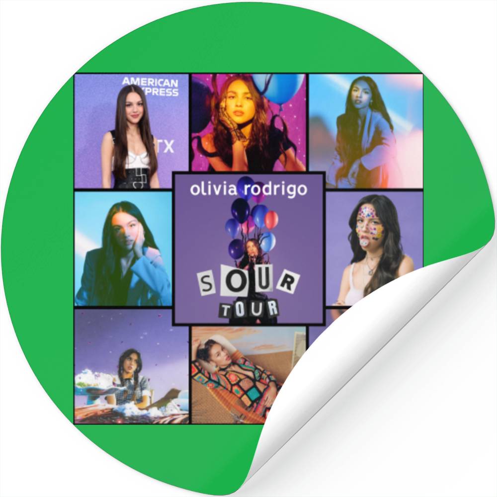 Olivia Rodrigo Sour Tour 2022 Stickers