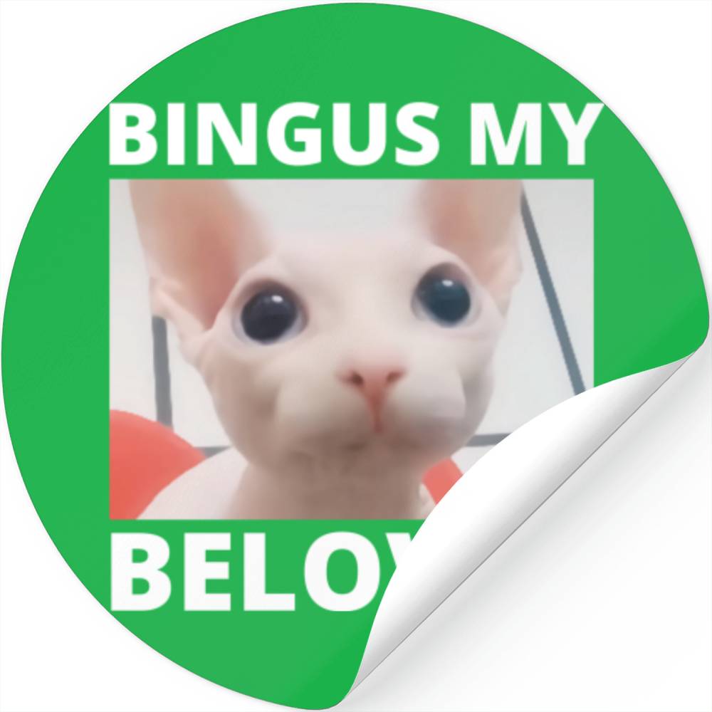 Bingus Is Calling My Beloved Hairless Sphinx Sphynx Cat Meme Stickers