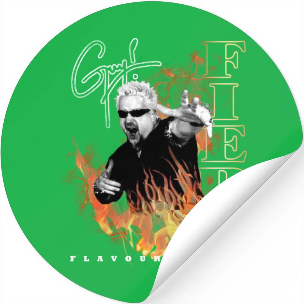 Guy Fieri Flavor Town Stickers Designed & Sold By Indiscriminate Crush