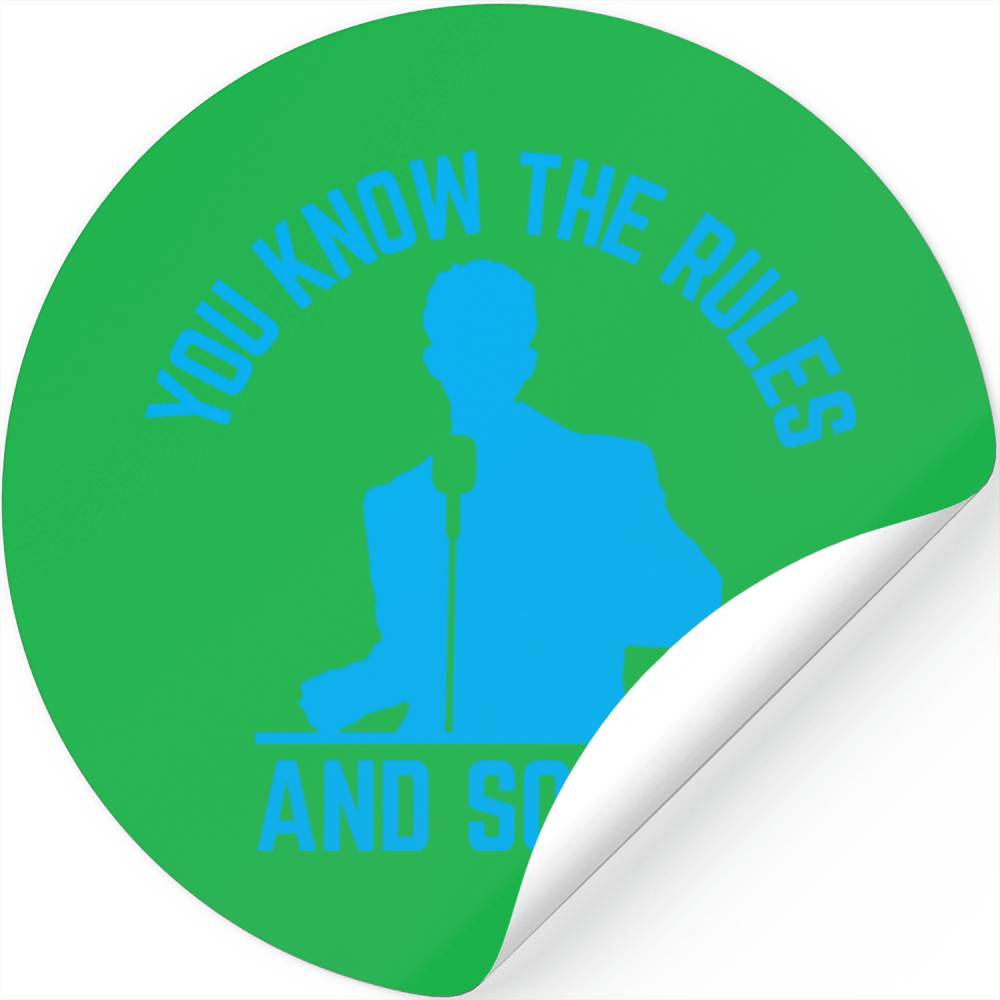 You Know The Rules And So Do I, Rick Astley, Blue - Rick Astley - Stickers