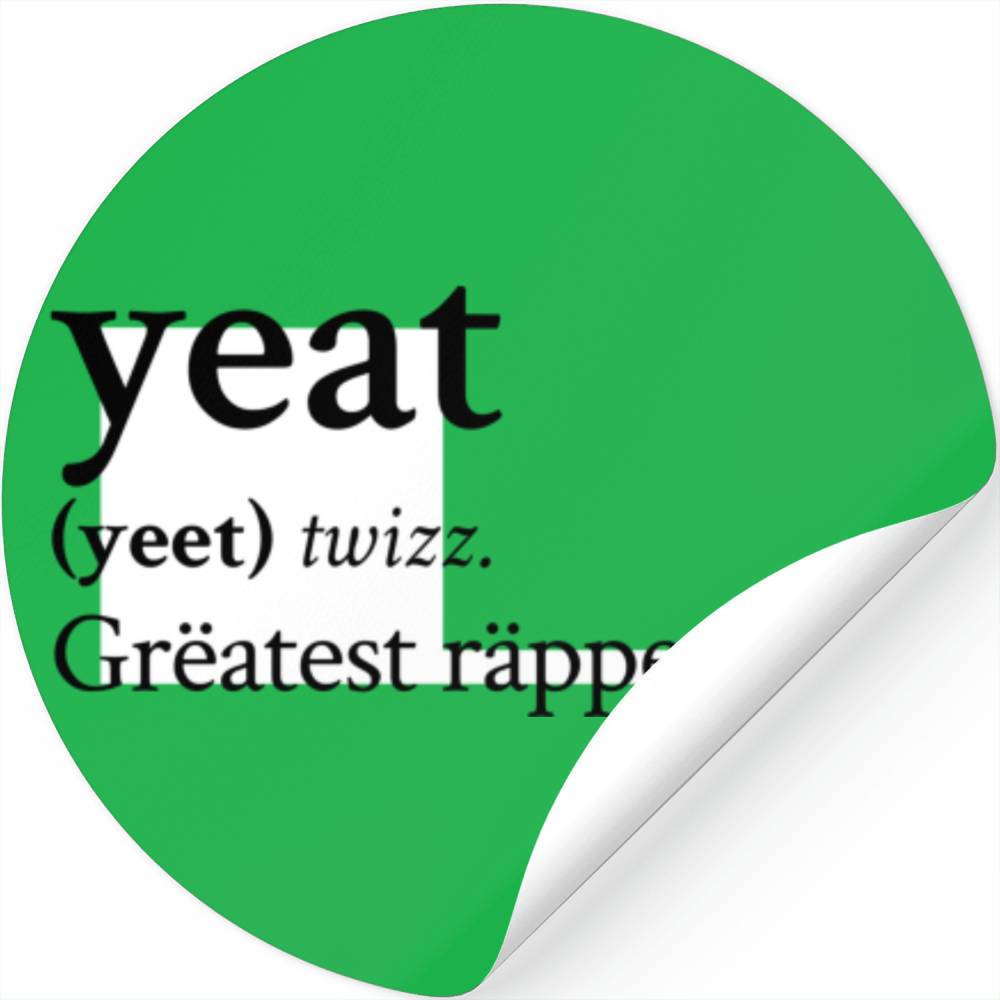 Grëatest Räpper Alivë By Yeat Stickers