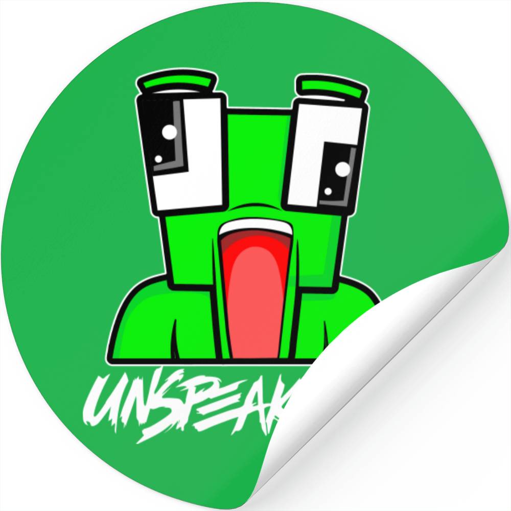Unspeakable Kids Stickers Boys Girls Unisex Youtube Gamer