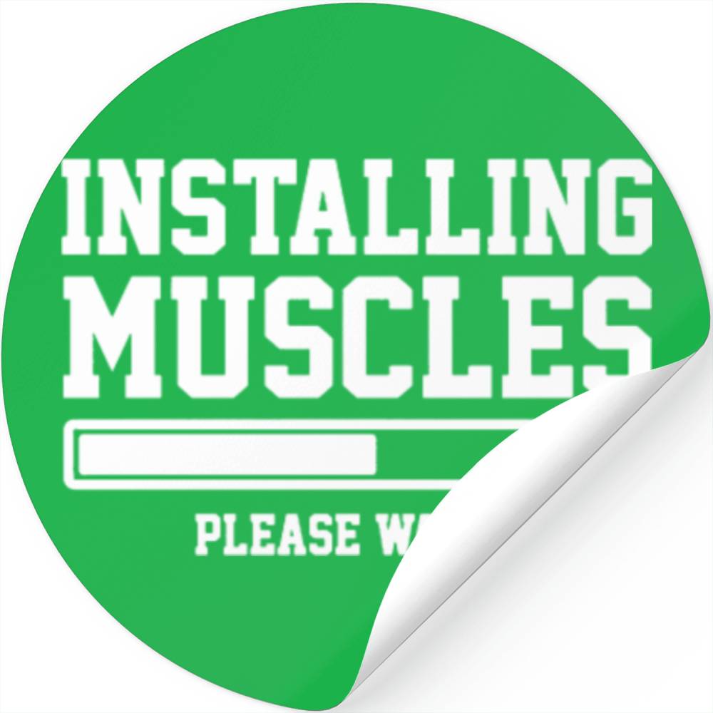 PLEASE WAIT INSTALLING MUSCLES