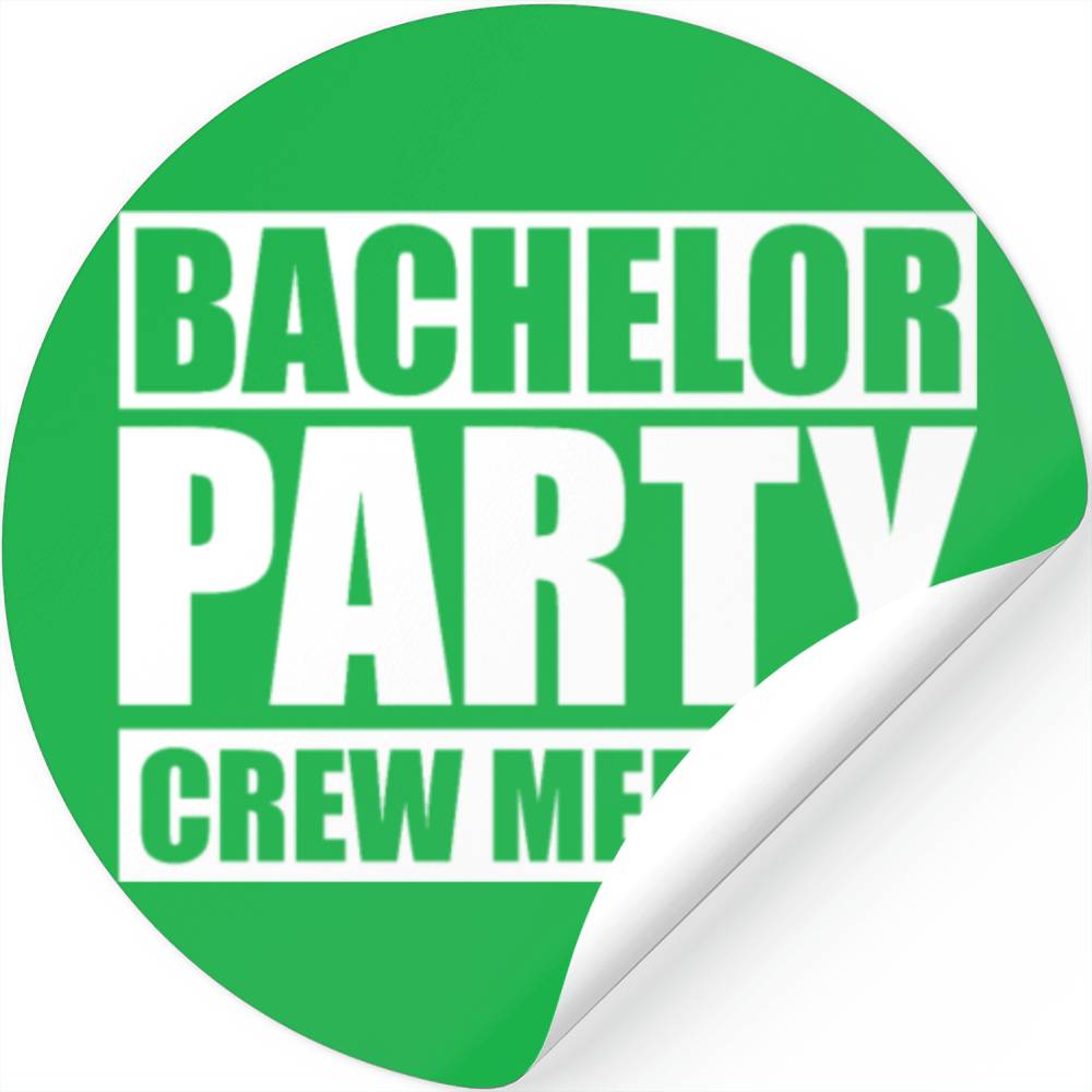 Bachelor Party Stickers | Premium Design