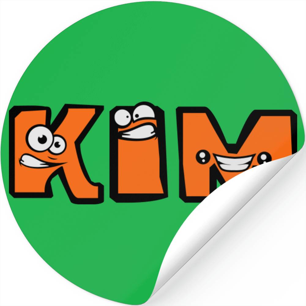Kim First Name Letter Name Write Cartoon Comic Fac