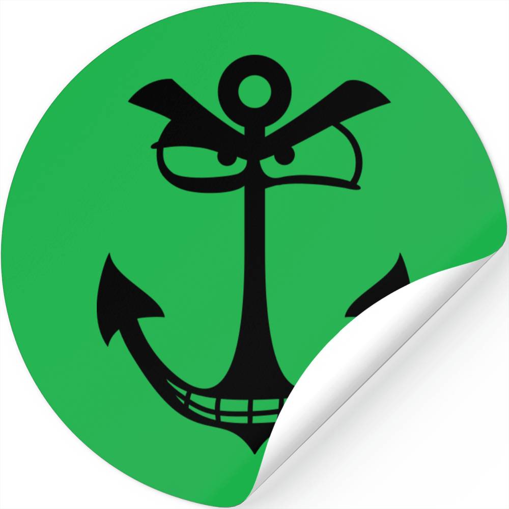 Face Cartoon Comic Evil Funny Anchor Boat Ship Flo