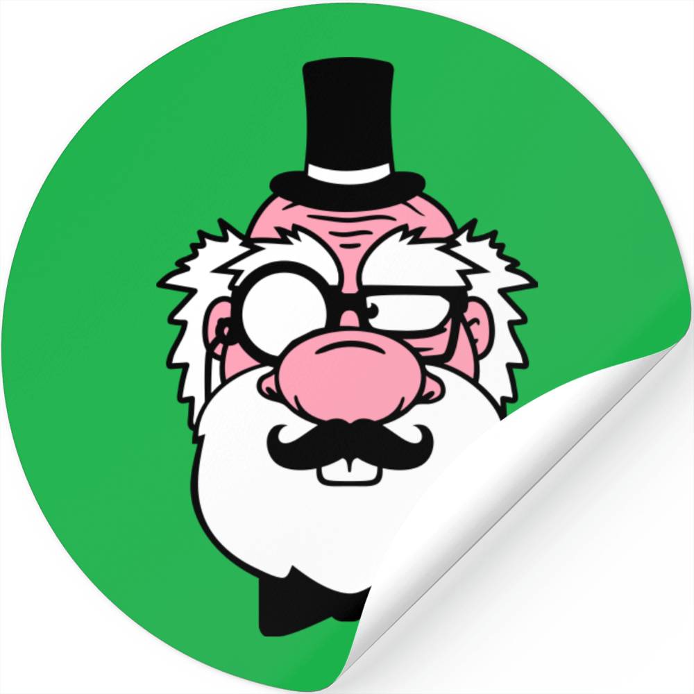 Sir Mr Gentlemen Cylinder Hat Monocle Rich Grandpa