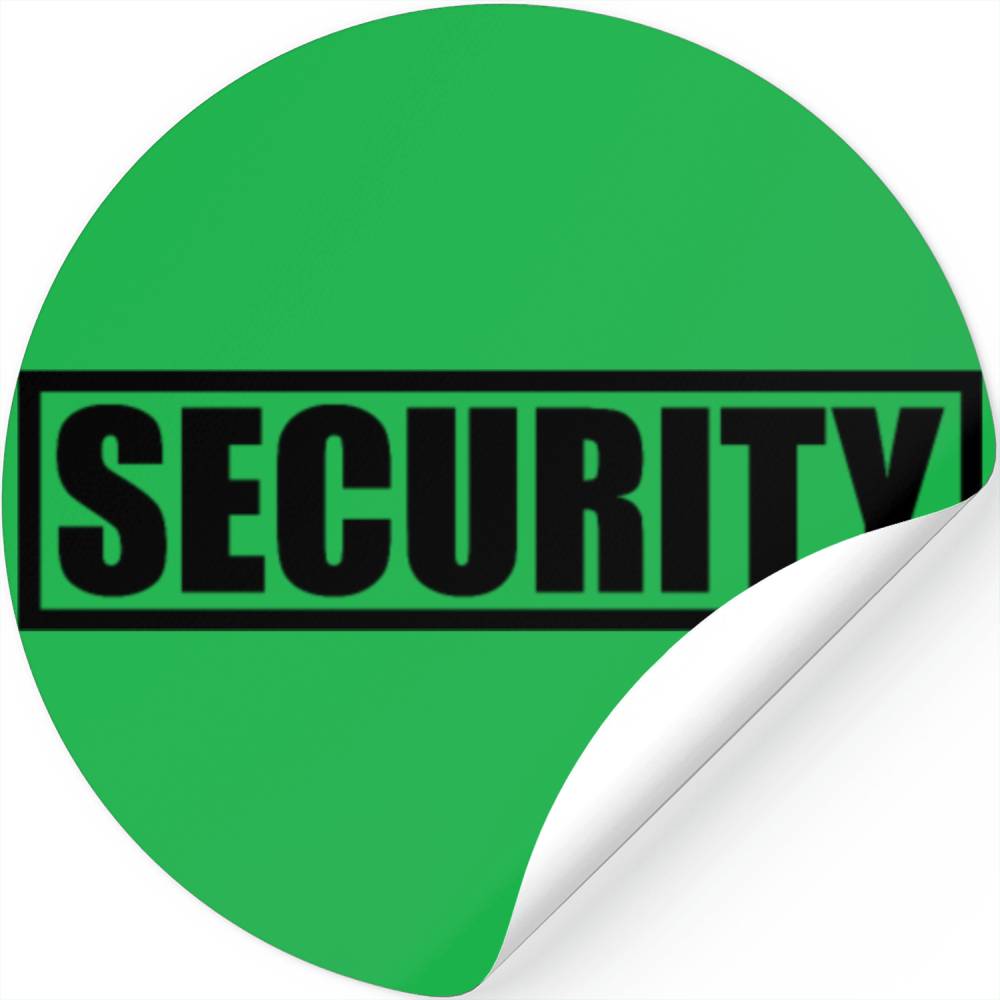 Security Stickers Event Safety Officer Bouncer Guard