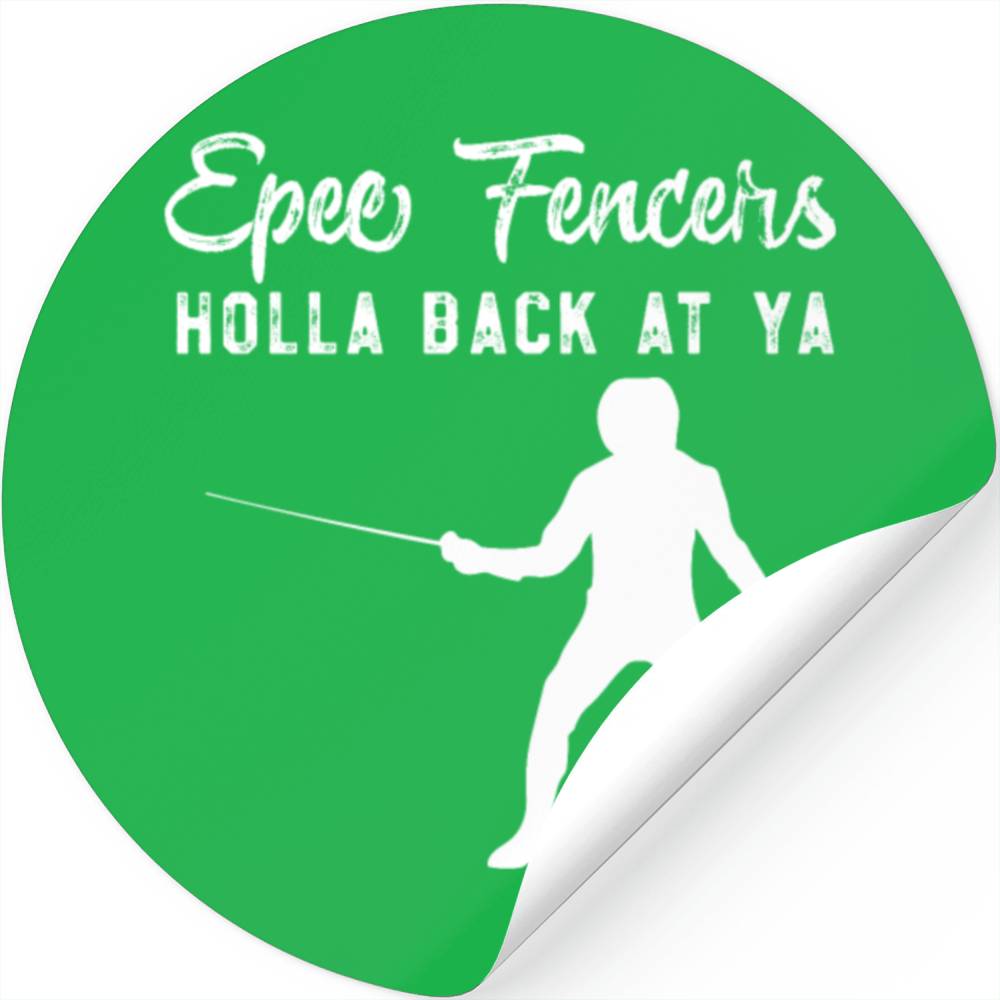 Fencing Swords Funny Epee Fencer Foil Gift Holla