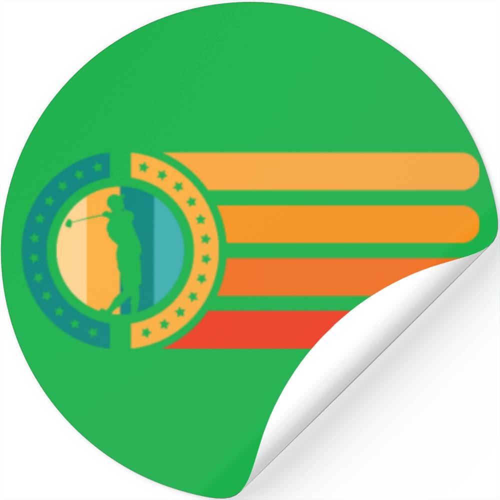 Vintage Golfer' Amazing Wide Open Ground Golf Hole