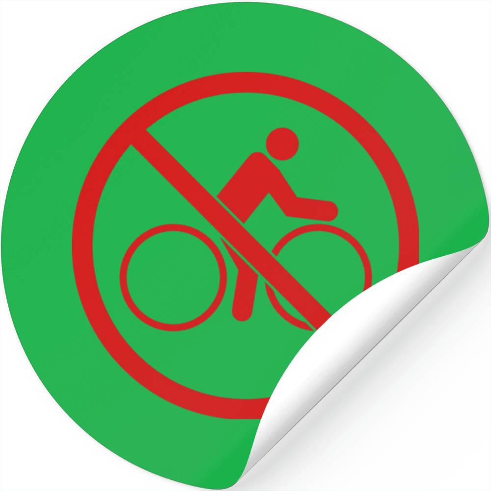 Sign Forbidden Zone Note Warning Caution No Bike D