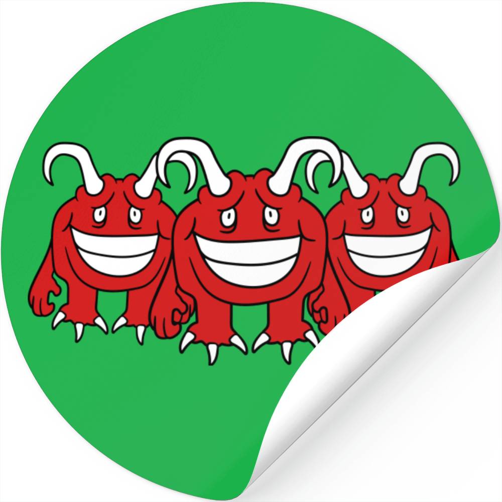 3 Friends Team Party Crew Demon Devil Satan Hell E