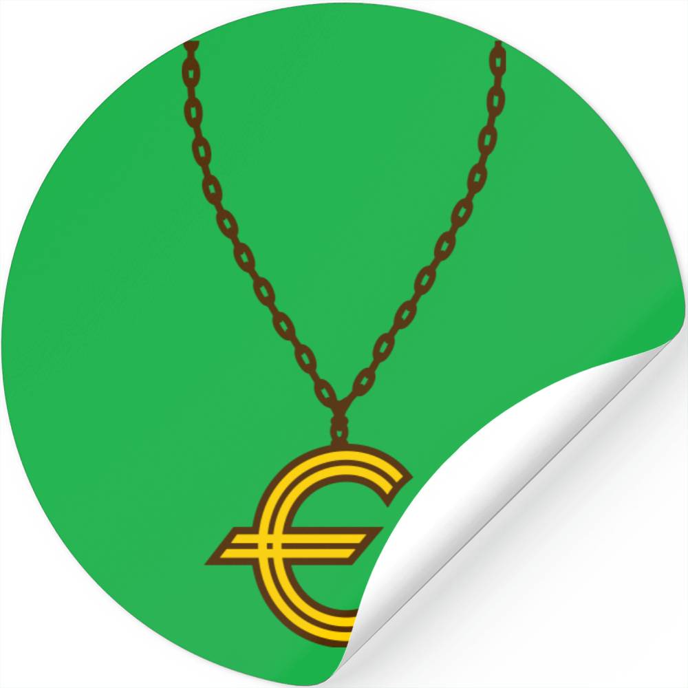 Necklace Jewelry Gold Euro Europe Symbol Sign Mone