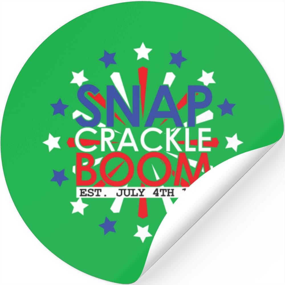 4th Of July Fireworks Snap Crackle Boom American