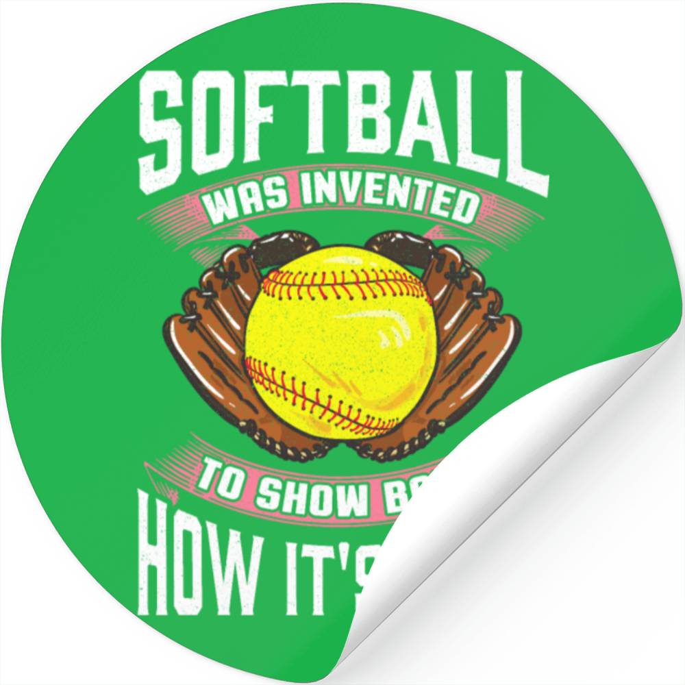 Softball Was Invented To Show Boys How It's Done