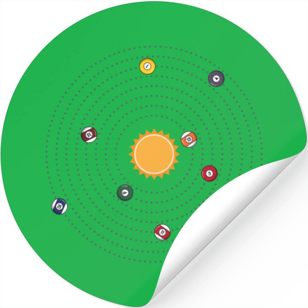 Eight Balls Planets Solar System