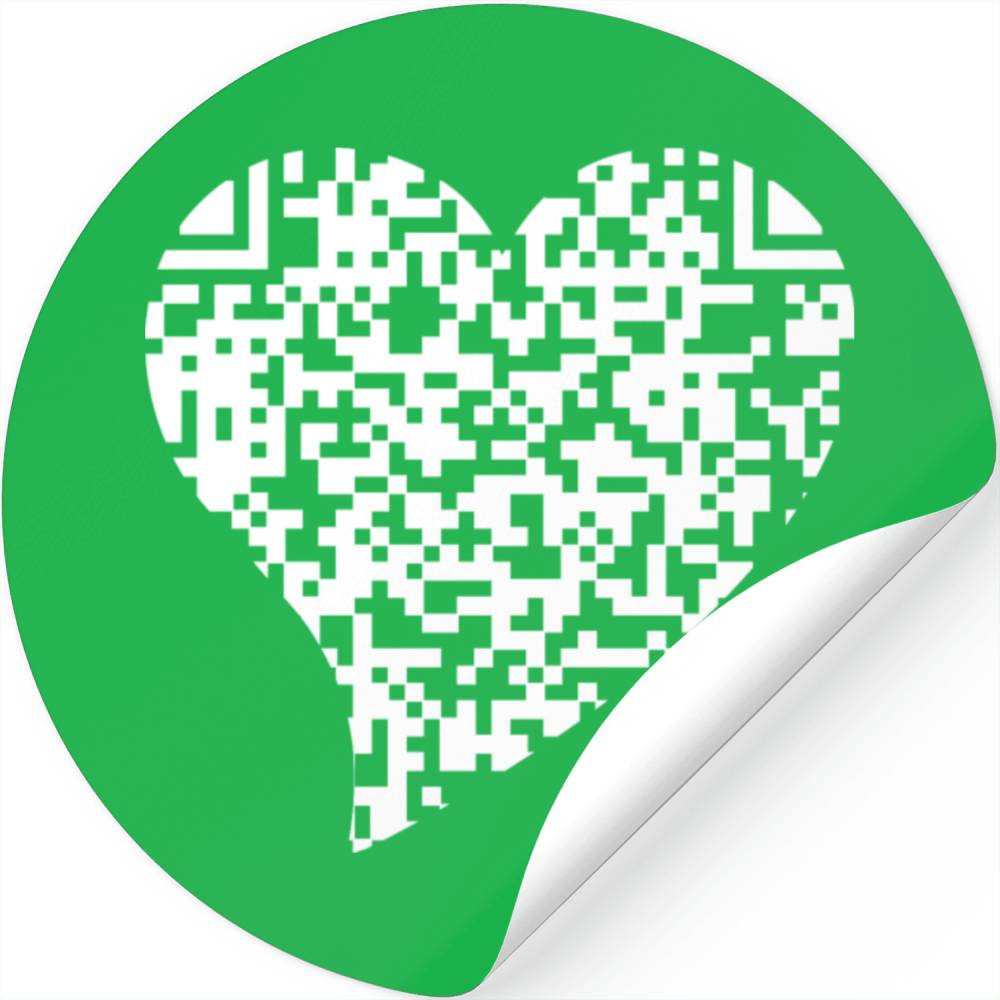 Heart Qrcode White QR-Code