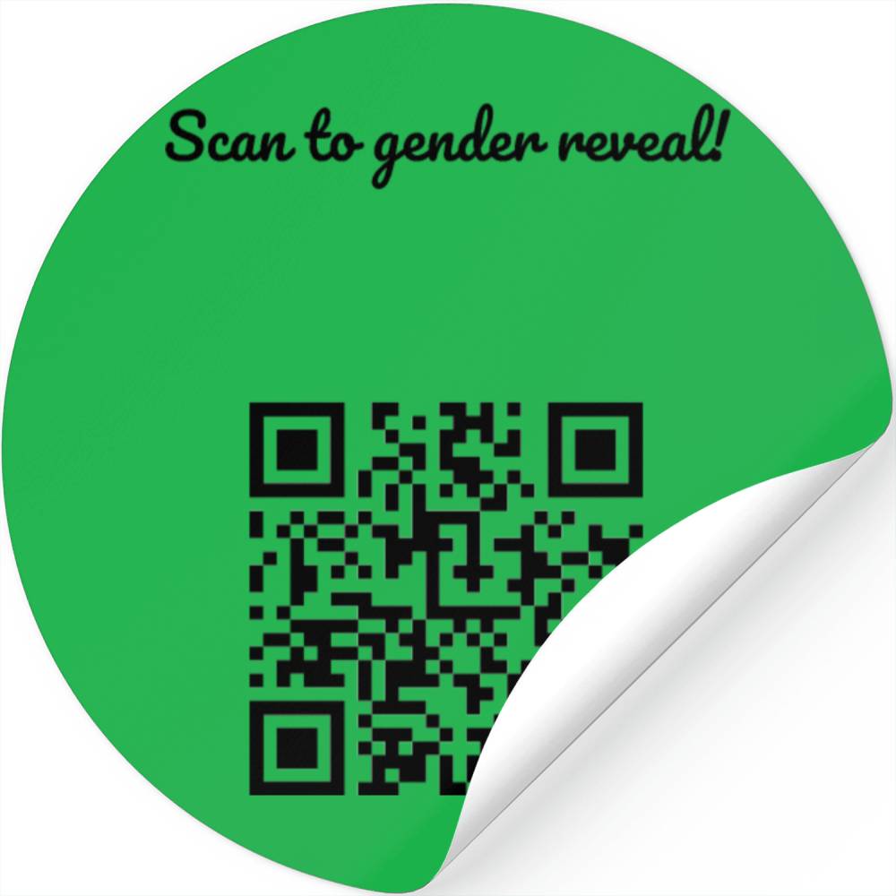 Girl Gender Reveal QR Code For Your Baby Shower