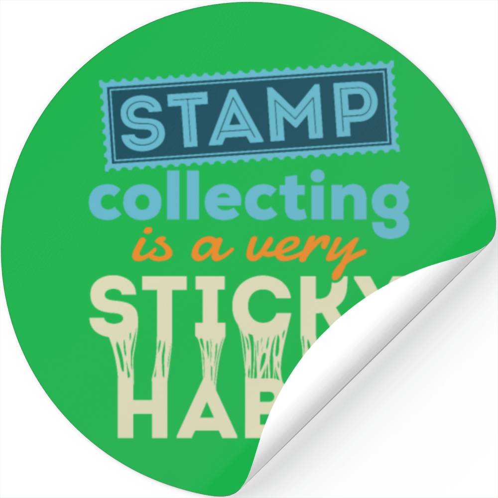 Stamp Collecting Is A Very Sticky Habit