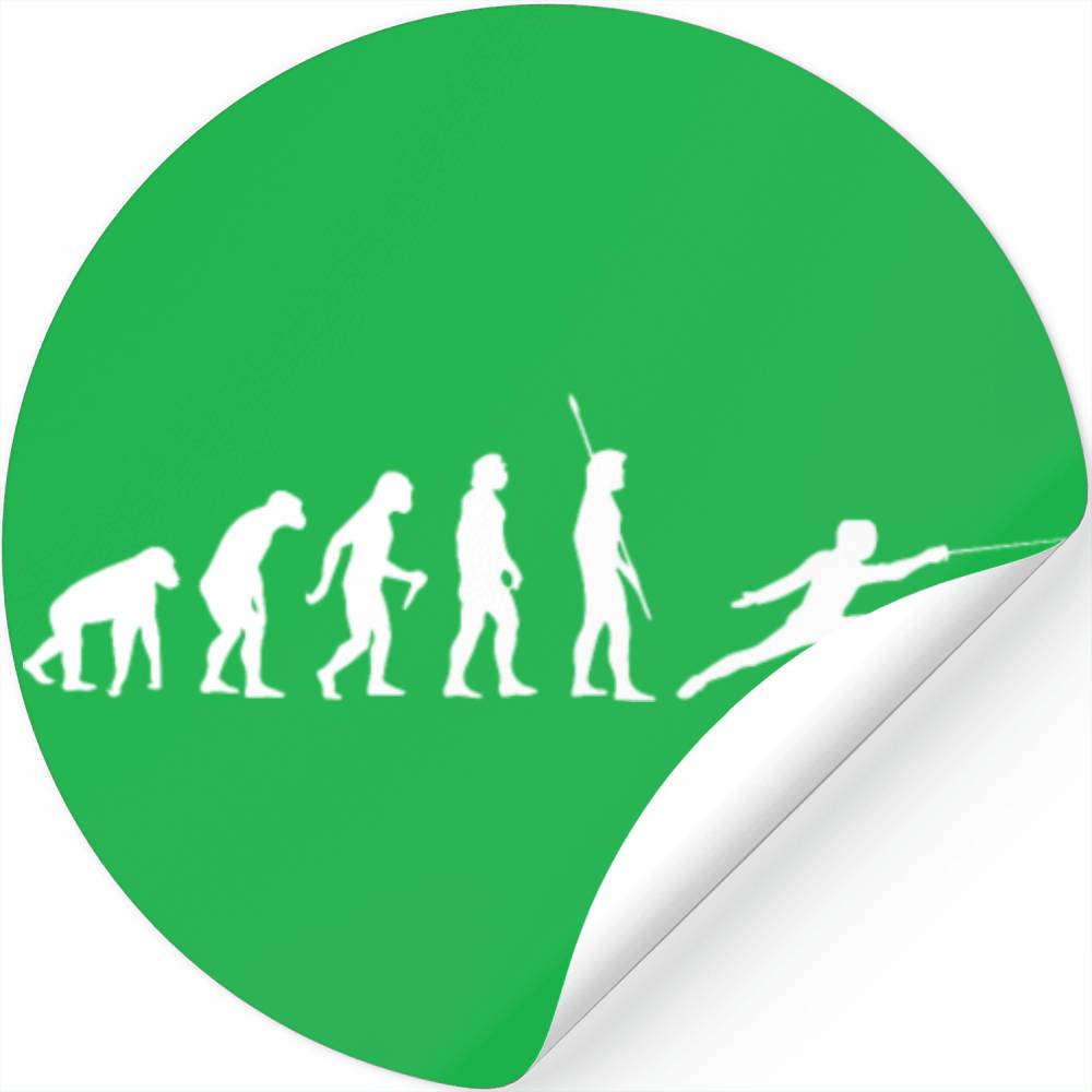 Artistic Fencing Graphic Design Evolution Art