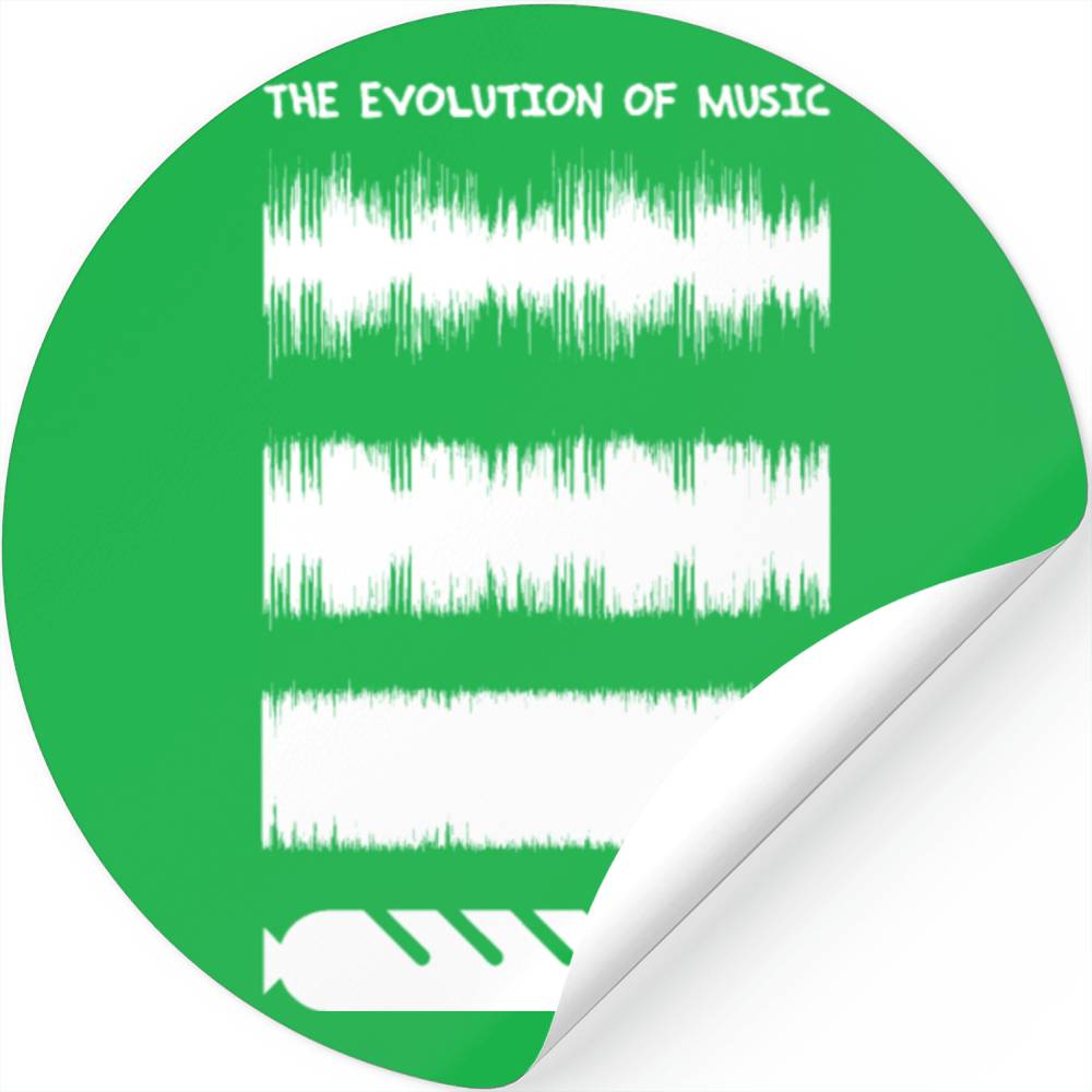 Evolution Of Music Compressed Waveform Funny