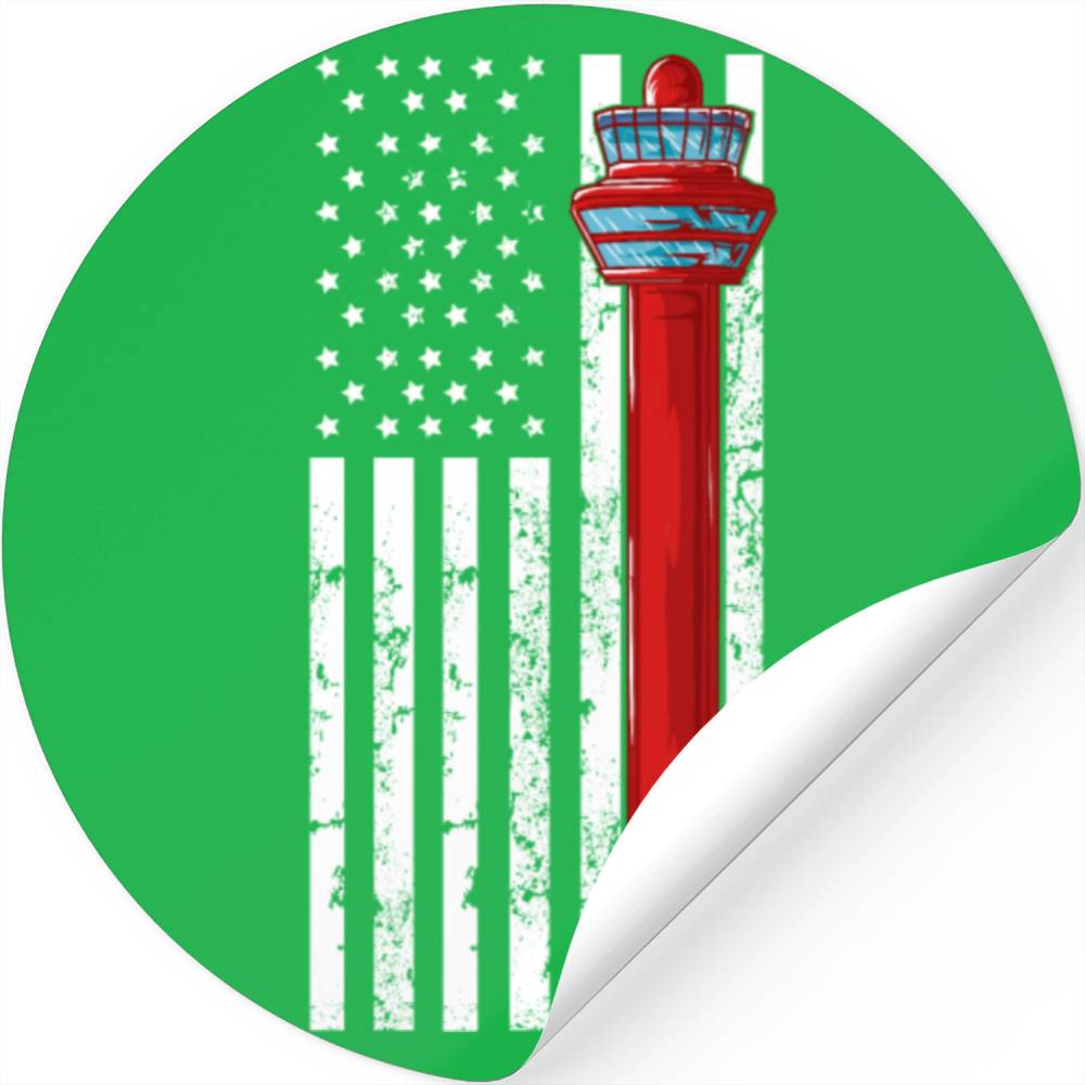 Air Traffic Controller US Flag ATC Flight Control