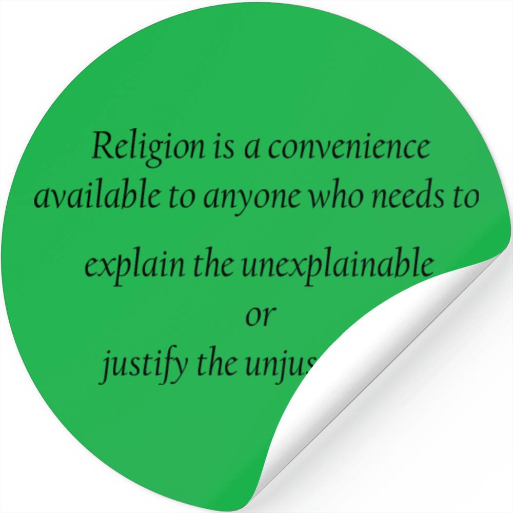 Religion Is A Convenience
