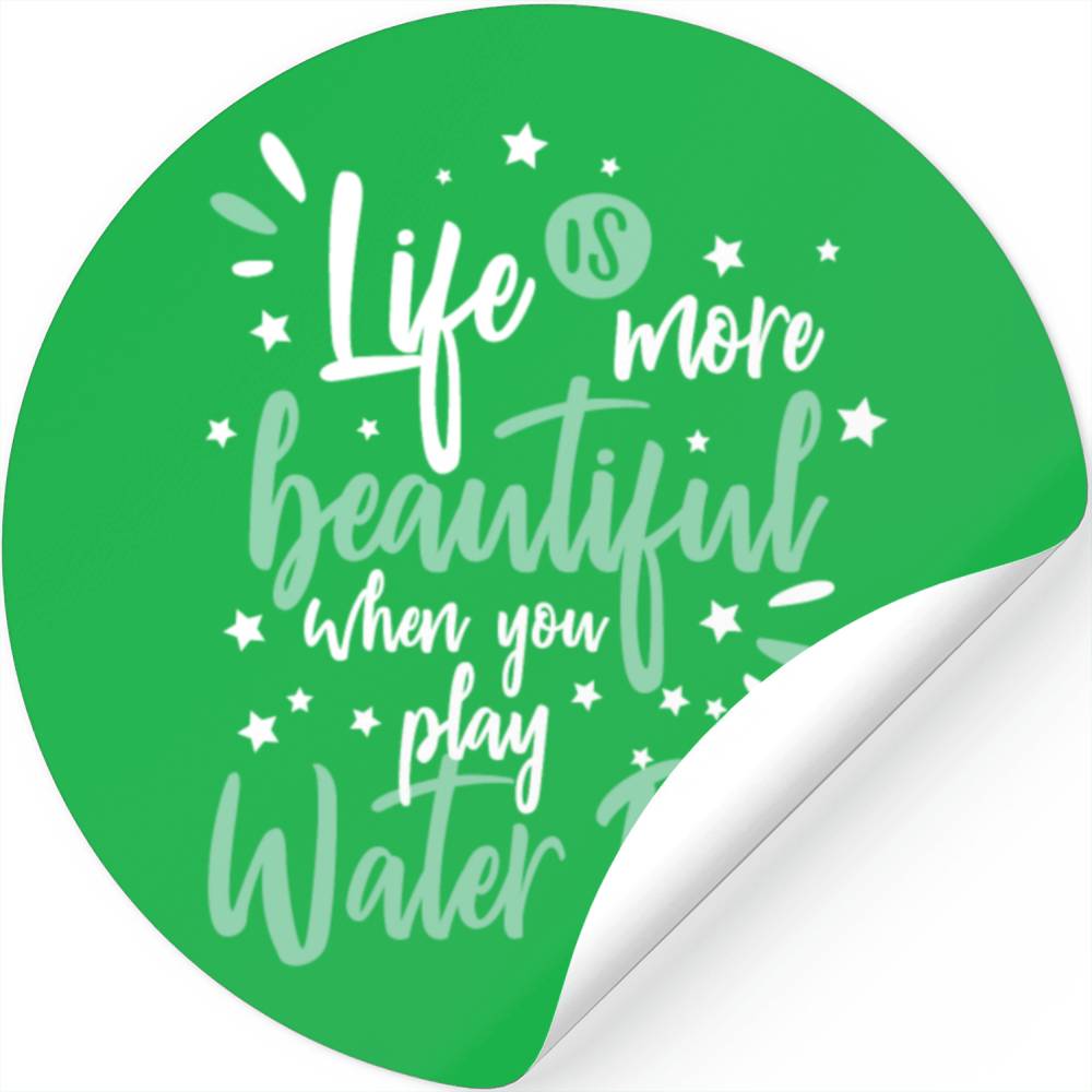Funny Cool Life More Beautiful Water Polo Coach