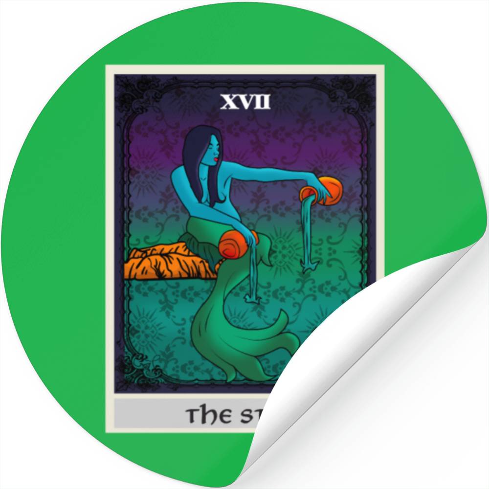 Mythical The Star Mermaid In A Lagoon Goth Tarot