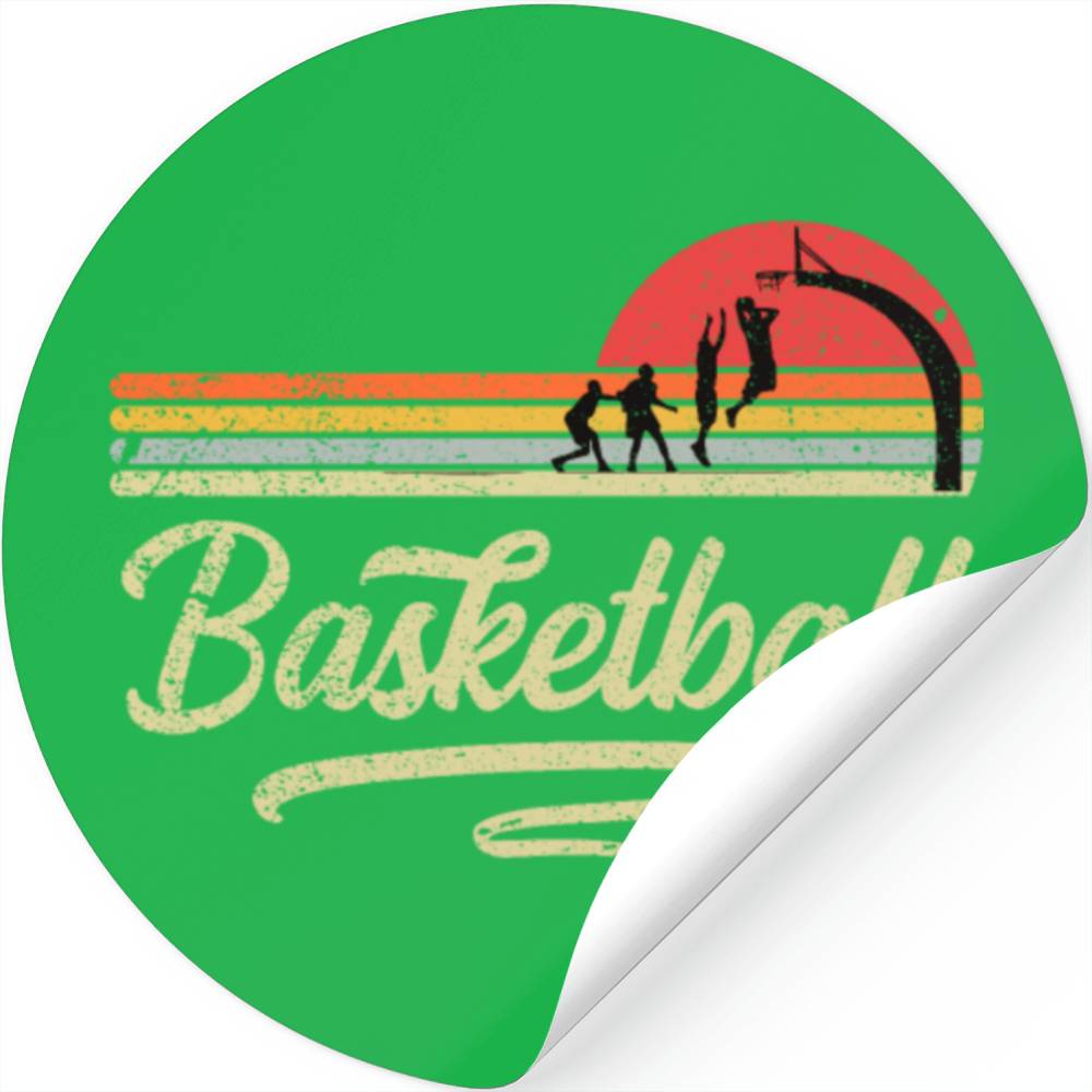 Retro Basketball Style Slam Dunk Funny Design