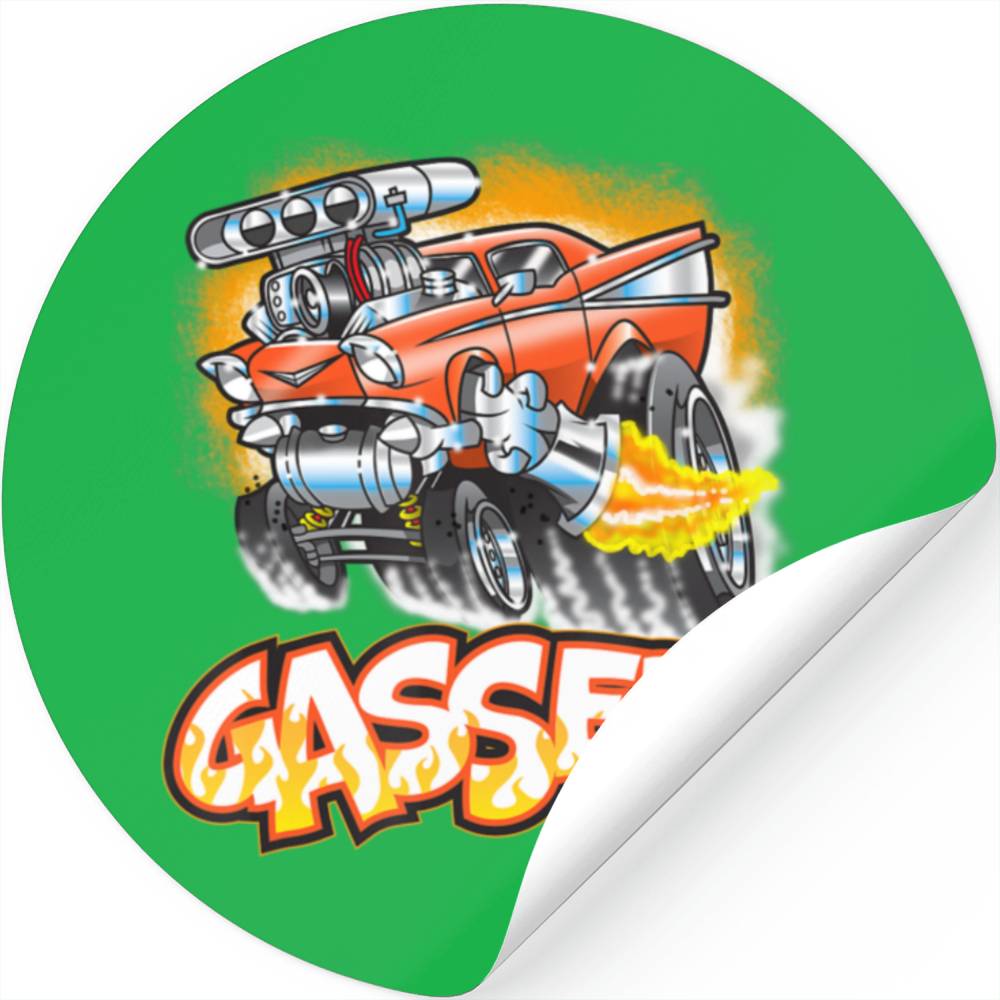 Hot Rod Gasser 57 Drag Racing Street Blown Car