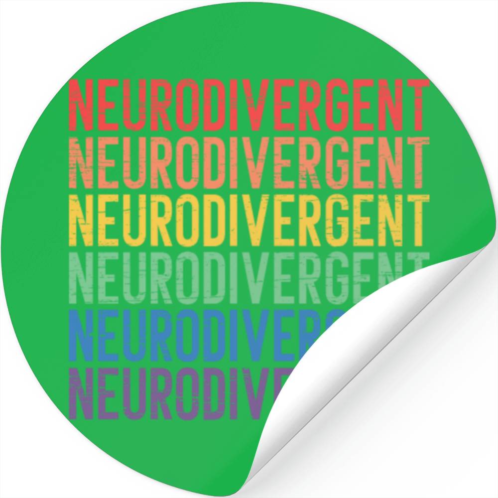 Neurodivergent Neurodiversity Rainbow ADHD ASD